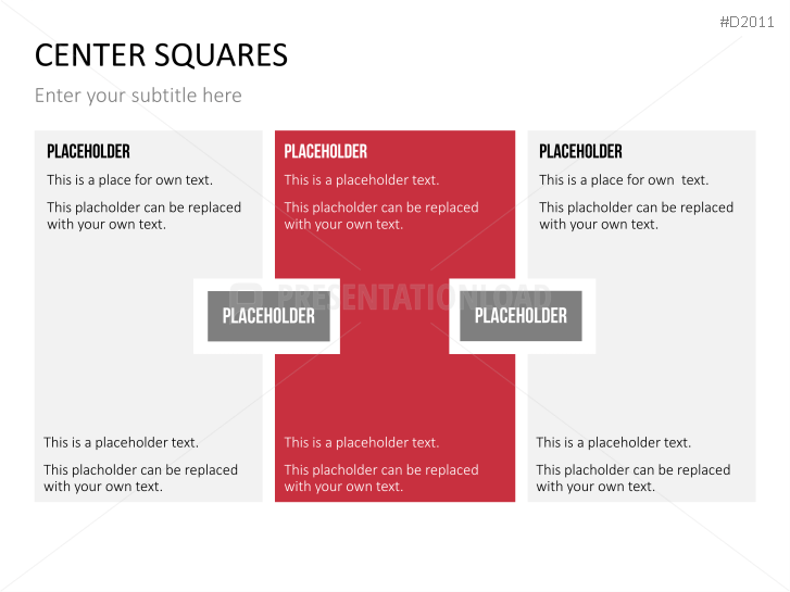 Center Spheres PowerPoint Template