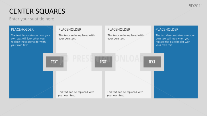 Center Spheres PowerPoint Template