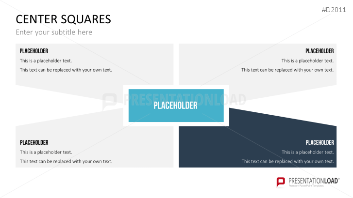 Center Spheres PowerPoint Template