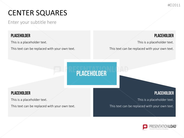 Center Spheres PowerPoint Template
