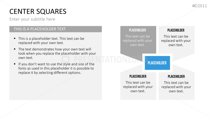 Center Spheres PowerPoint Template