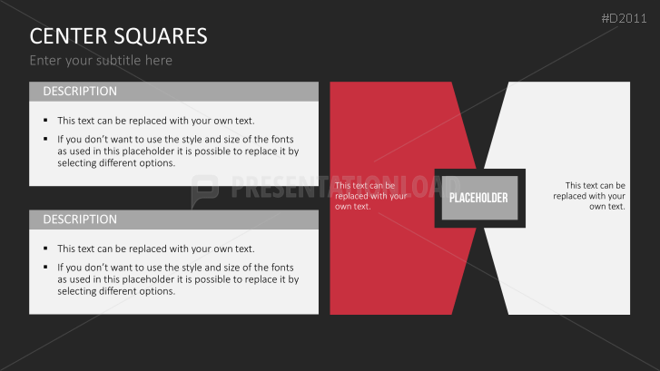 Center Spheres PowerPoint Template