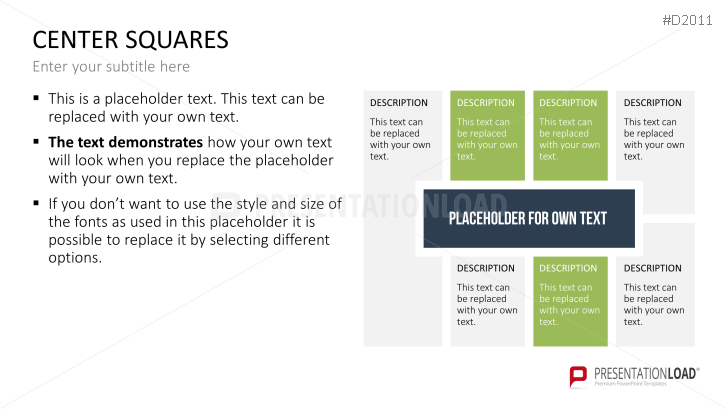 Center Spheres PowerPoint Template