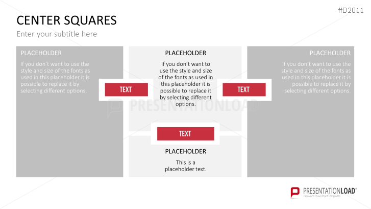 Center Spheres PowerPoint Template