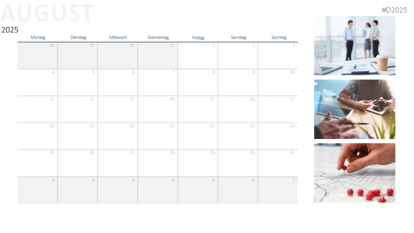 So planen Sie Ihr Jahr 2025 professionell gestaltete Planungs- und Fotokalender Laden Sie die ...