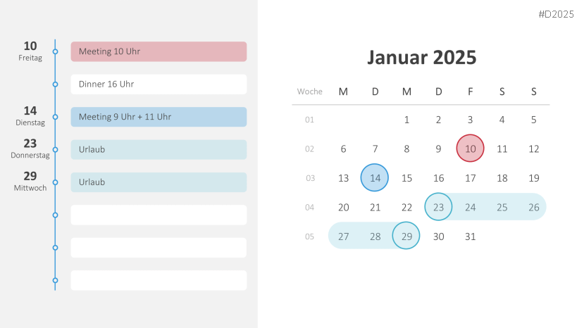 So planen Sie Ihr Jahr 2025 professionell gestaltete Planungs- und Fotokalender Laden Sie die ...