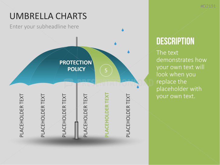 Umbrella Charts | PowerPoint Templates | PresentationLoad