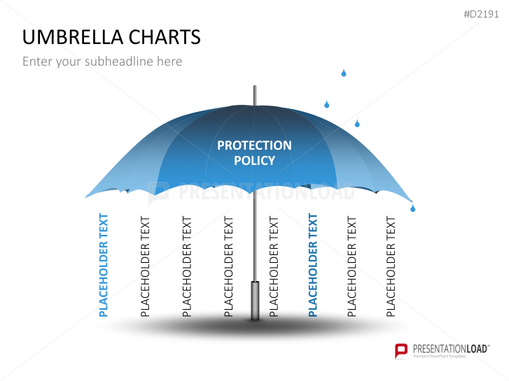 Umbrella Charts | PowerPoint Templates | PresentationLoad