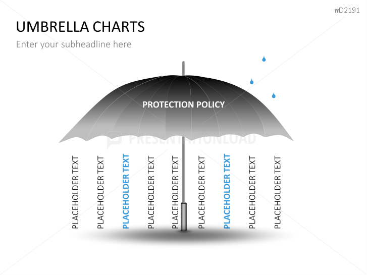 Umbrella Charts | PowerPoint Templates | PresentationLoad