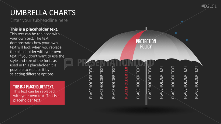 Umbrella Charts | PowerPoint Templates | PresentationLoad