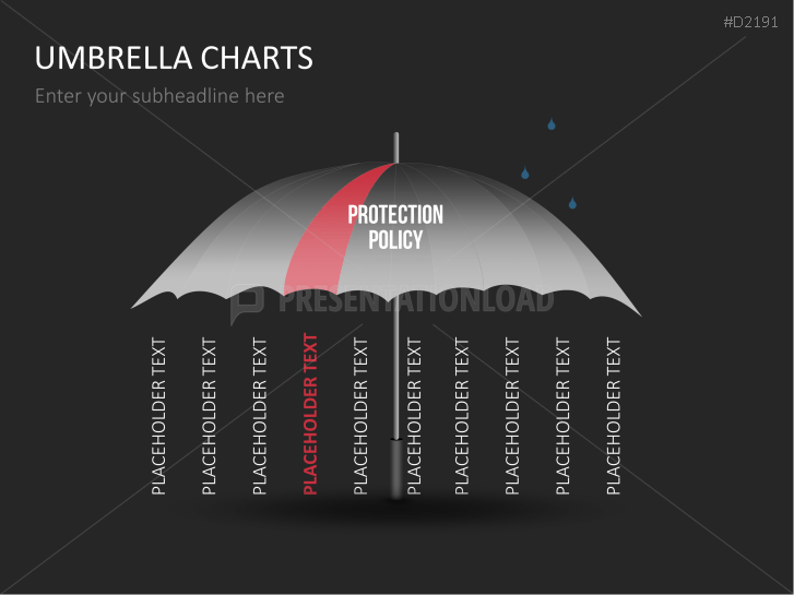 Umbrella Charts | PowerPoint Templates | PresentationLoad