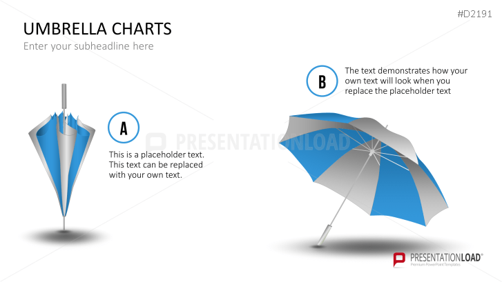 Umbrella Charts | PowerPoint Templates | PresentationLoad