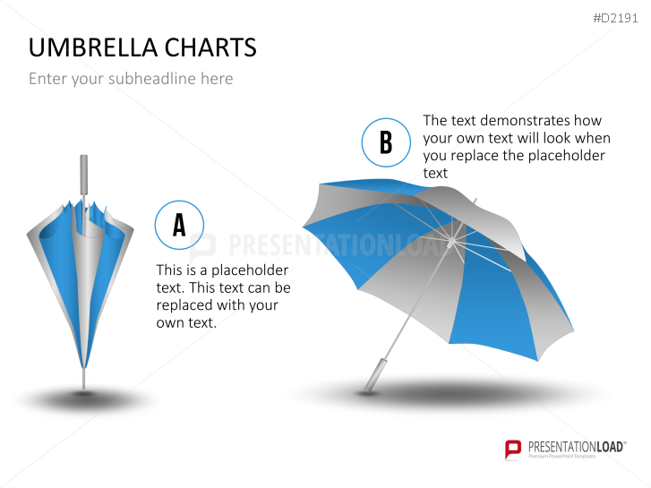 Umbrella Charts | PowerPoint Templates | PresentationLoad