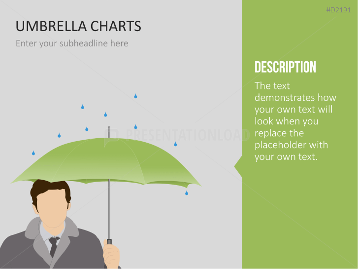 Umbrella Charts | PowerPoint Templates | PresentationLoad
