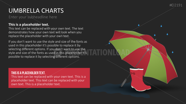 Umbrella Charts | PowerPoint Templates | PresentationLoad