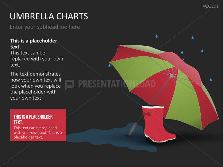 Umbrella Charts | PowerPoint Templates | PresentationLoad