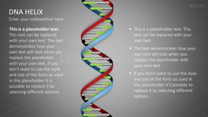 DNA Double Helix | PowerPoint Templates | PresentationLoad