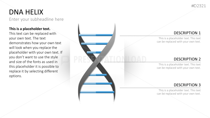 DNA Double Helix | PowerPoint Templates | PresentationLoad
