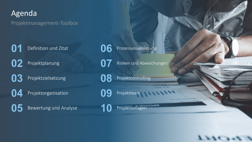 Projektmanagement-Toolbox | PowerPoint-Vorlage