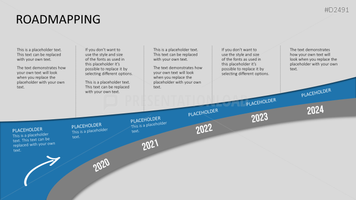 Roadmapping | PowerPoint Template | PresentationLoad