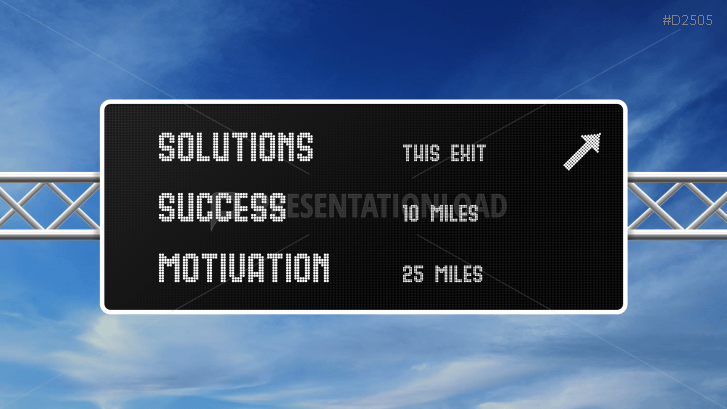 Highway Signs | PowerPoint Templates | PresentationLoad