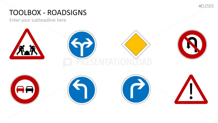 Highway Signs | PowerPoint Templates | PresentationLoad