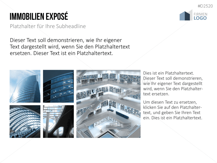 Immobilien Exposé Vorlagen | PowerPoint Vorlage | PresentationLoad
