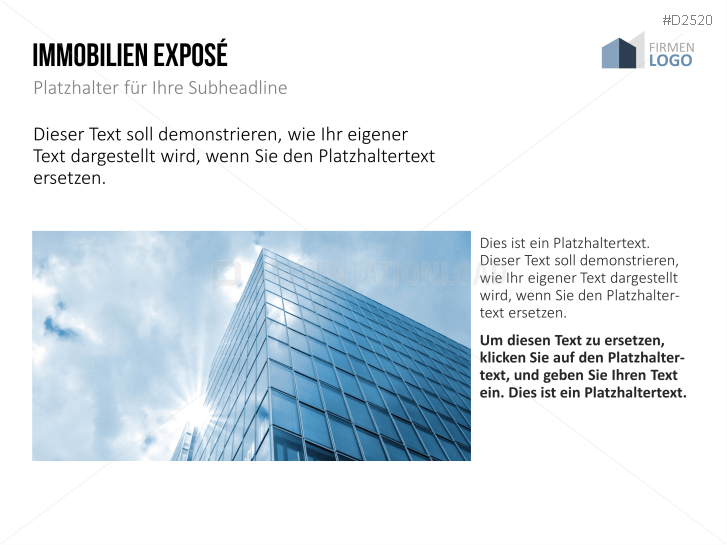 Immobilien Exposé Vorlagen | PowerPoint Vorlage | PresentationLoad
