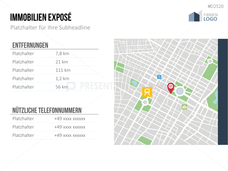 Immobilien Exposé Vorlagen | PowerPoint Vorlage | PresentationLoad