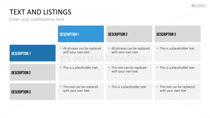 Text Boxes and Lists for PowerPoint