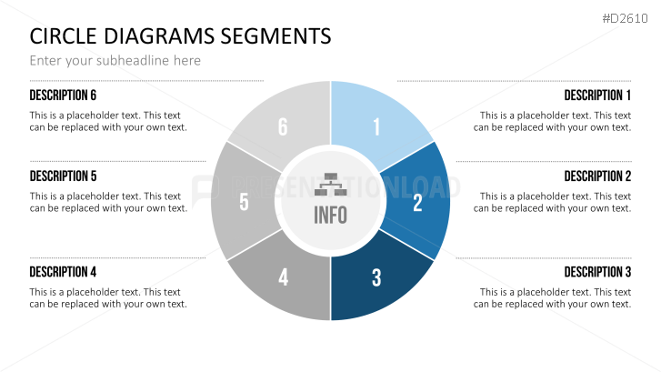 Circle Diagrams PowerPoint Template - Segments