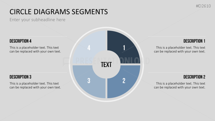 Circle Diagrams PowerPoint Template - Segments