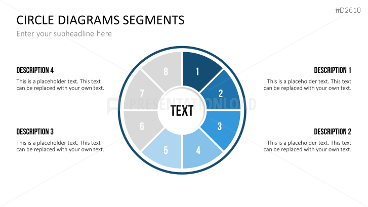 Circle Diagrams PowerPoint Template - Segments