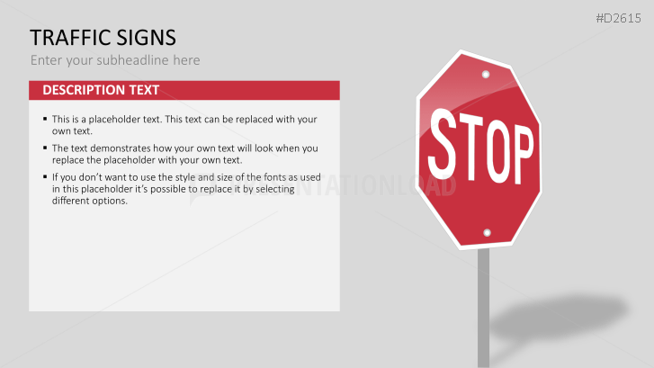 Traffic Signs | PowerPoint Templates | PresentationLoad