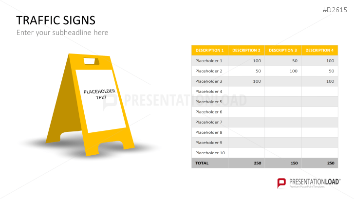 Traffic Signs | PowerPoint Templates | PresentationLoad