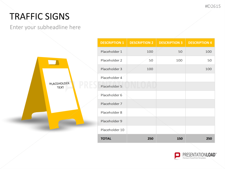 Traffic Signs | PowerPoint Templates | PresentationLoad