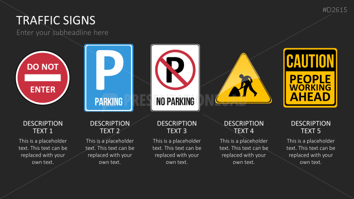 Traffic Signs | PowerPoint Templates | PresentationLoad