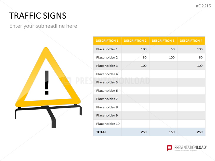 Traffic Signs | PowerPoint Templates | PresentationLoad