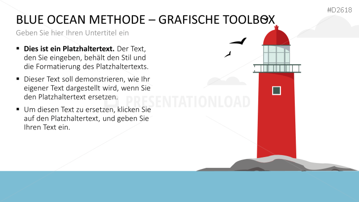 Blue-Ocean-Strategie PPT-Vorlage | Download