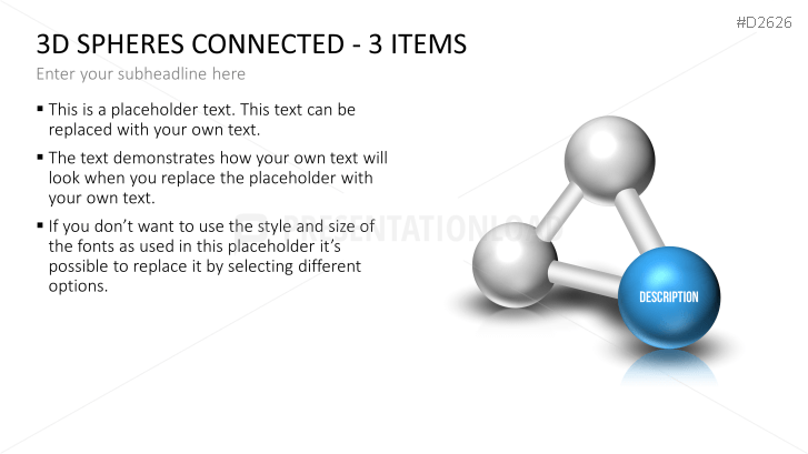 Connected Spheres PowerPoint Template