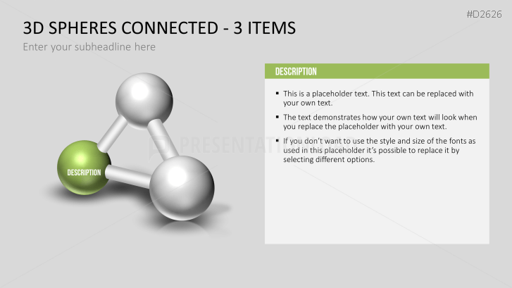 Connected Spheres PowerPoint Template