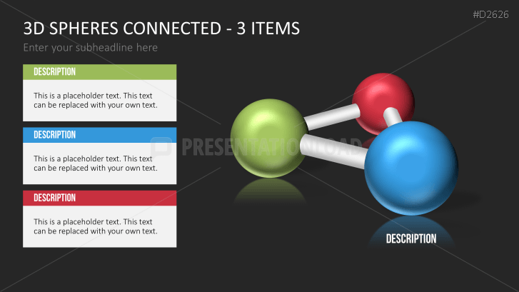 Connected Spheres PowerPoint Template