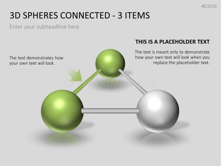 Connected Spheres PowerPoint Template