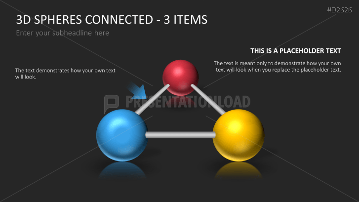 Connected Spheres PowerPoint Template