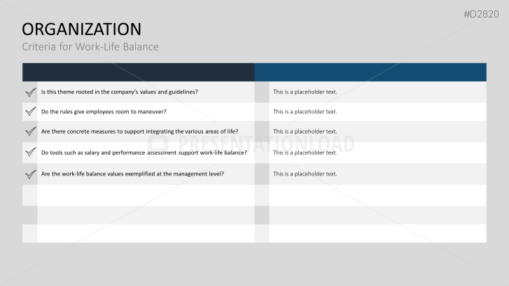 Work-Life Balance | PowerPoint Templates | PresentationLoad