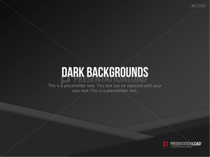 Dark Backgrounds | PowerPoint Templates | PresentationLoad
