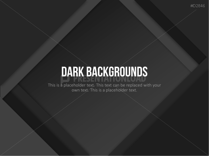 Dark Backgrounds | PowerPoint Templates | PresentationLoad