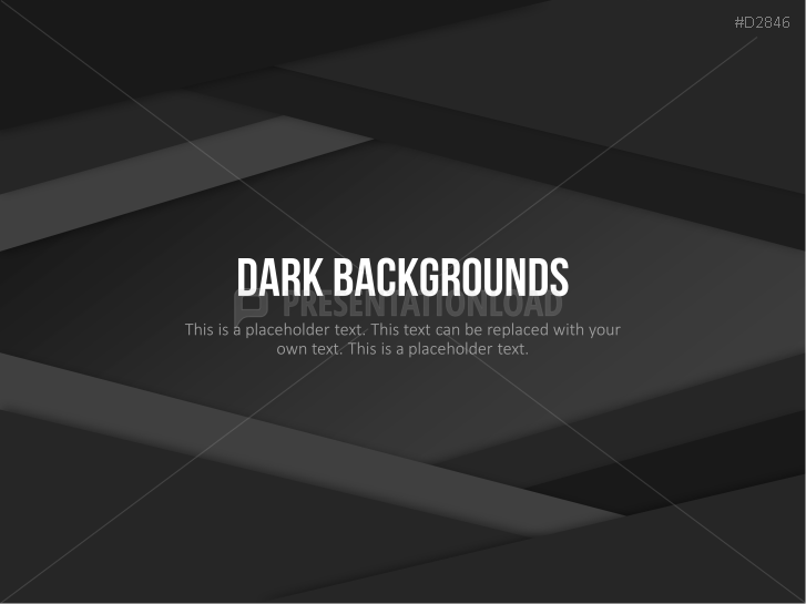 Dark Backgrounds | PowerPoint Templates | PresentationLoad