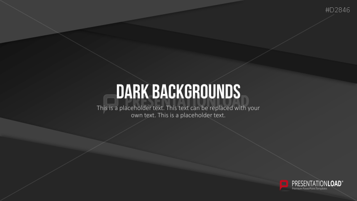 Dark Backgrounds | PowerPoint Templates | PresentationLoad