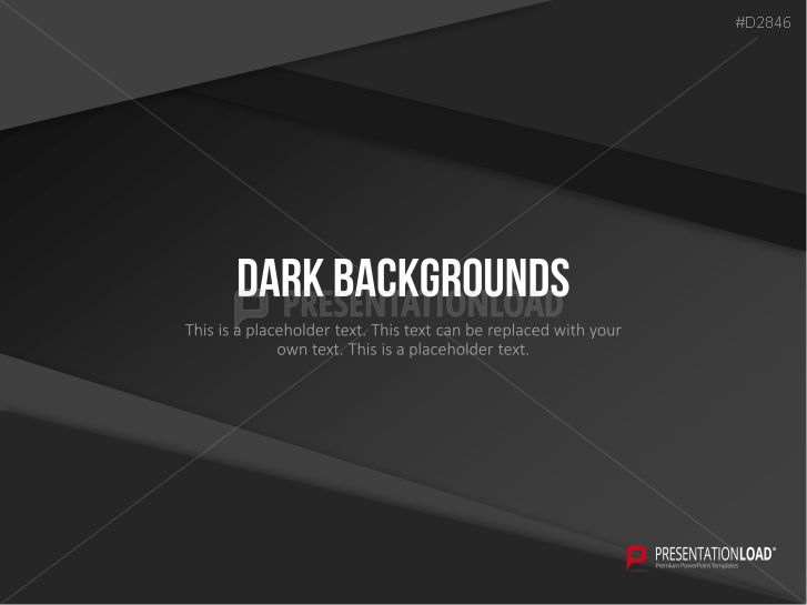 Dark Backgrounds | PowerPoint Templates | PresentationLoad